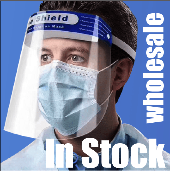 Full Face Shield Mask Clear Face Cover Protective Film Isolation Cover ...